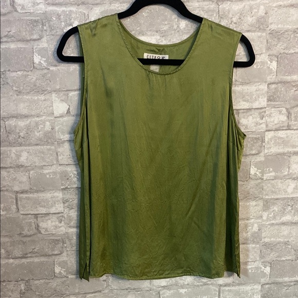 Citron | Tops | Citron Olive Green Womens Top | Poshmark